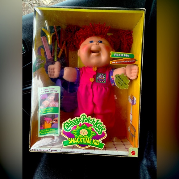 Mattel | Other | New In Box Collector Item Cabbage Patch Snacktime Kid ...